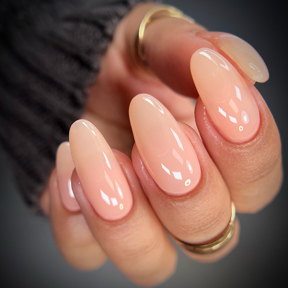 Sheer Tint Peach - A light peach jelly nail polish – EmilydeMolly