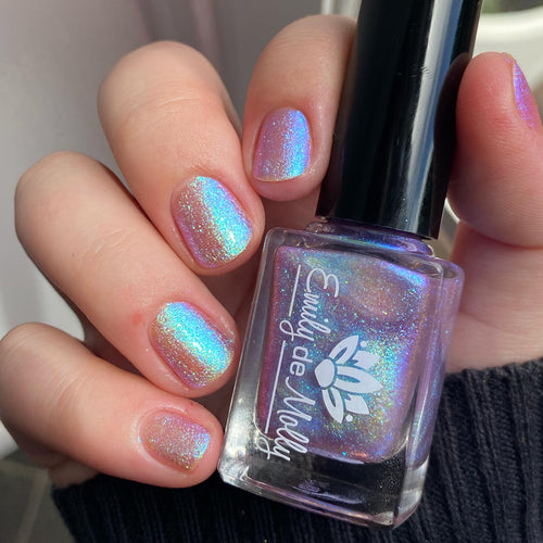 Lament - Aqua shimmer nail polish – EmilydeMolly