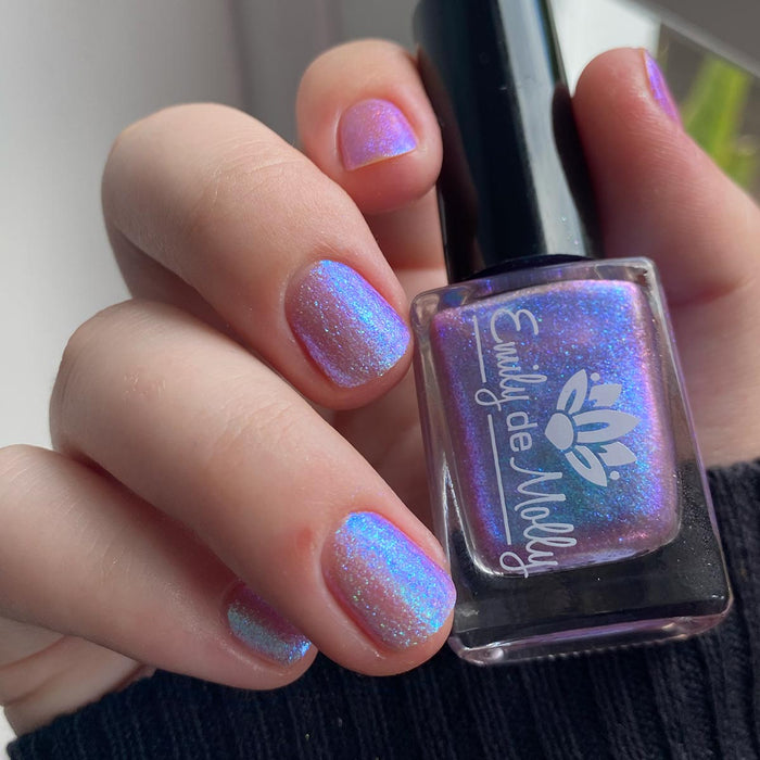 Lament - Aqua shimmer nail polish – EmilydeMolly
