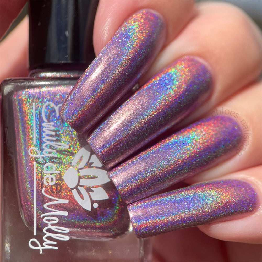 Flatline - Purple holo nail polish – EmilydeMolly